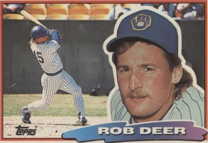 1988 Topps Big - Rob Deer #151 C* on Back for sale online | eBay