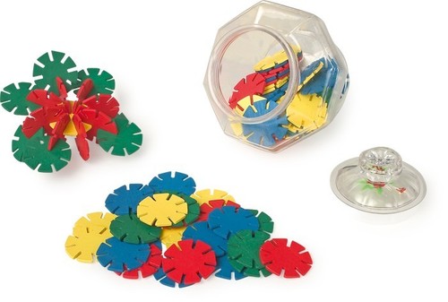 Construction Toy Game Linking Flowers Chain Stacking Stars Galaxy Kids ...