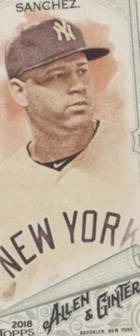 2018 Topps Allen & Ginter - Gary Sanchez #130 Mini for sale online | eBay