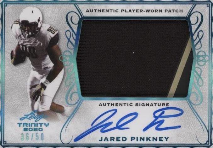 2020 Leaf Trinity - Patch Auto Platinum Foil #PA-JP2 Jared Pinkney /50 ...