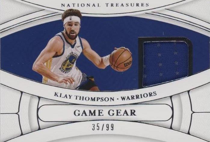 2021-22 Panini National Treasures - Game Gear #GG-KTH Klay Thompson /99 ...