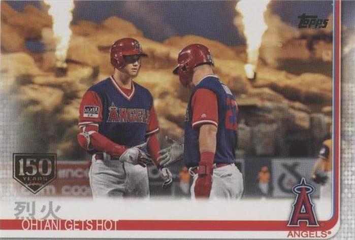 2019 Topps - Checklist 150th Anniversary #367 Mike Trout, Shohei Ohtani ...