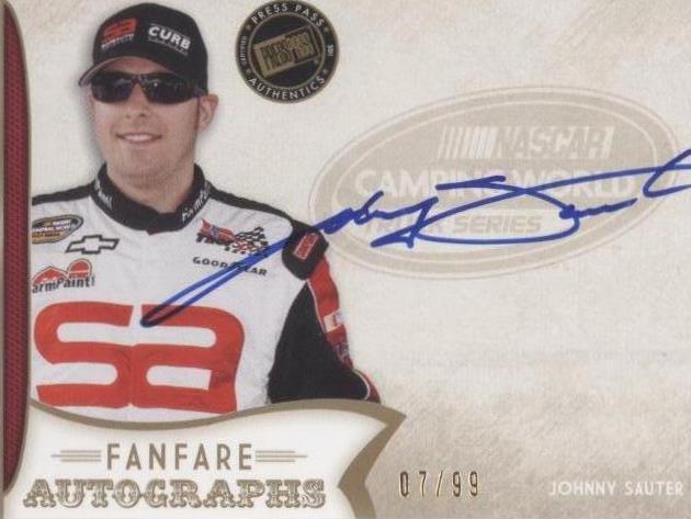 2011 Press Pass Fanfare - Fanfare Autographs Gold #FA-JS Johnny Sauter /99 (AU) for sale online ...