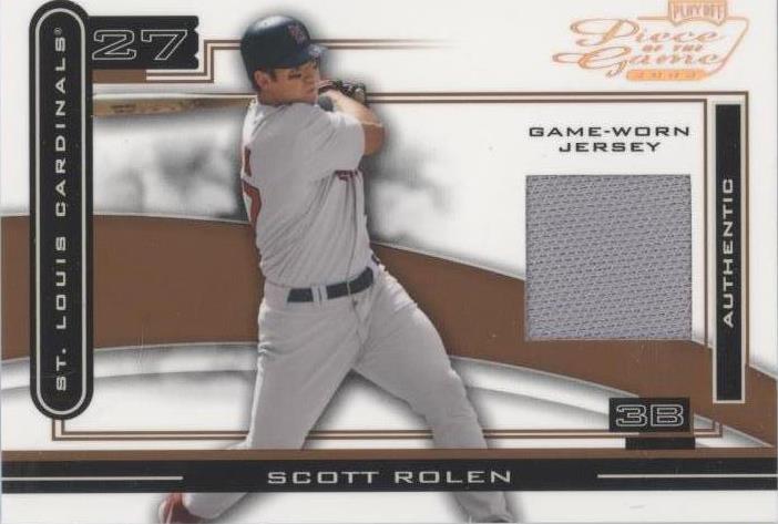 2003 Playoff Piece of the Game - Bronze #POG-90 Scott Rolen /150 (MEM ...