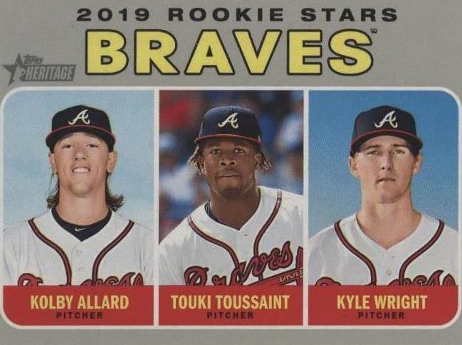 2019 Topps Heritage - Rookie Stars #399 Kolby Allard, Kyle Wright ...