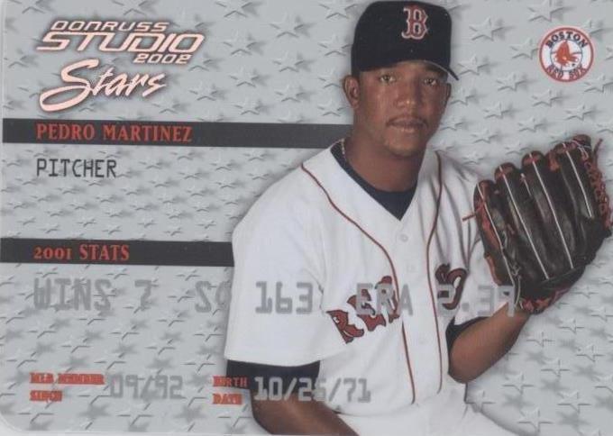 2002 Donruss Studio - Stars Pedro Martinez #SS-43 for sale online | eBay