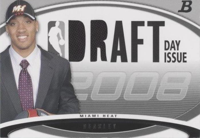 2008-09 Bowman Draft Picks & Stars - Draft Day Issue Relics Michael ...