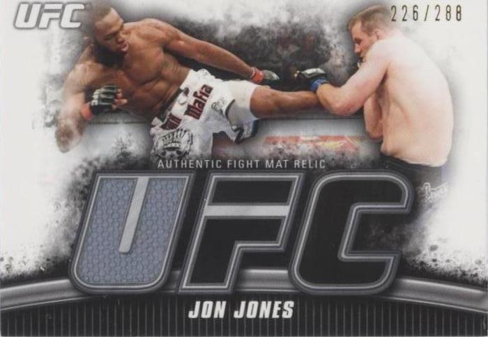 2010 Topps UFC Knockout - Fight Mat Relic #FM-JJ Jon Jones /288 (MEM ...