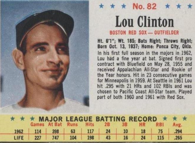 1963 Post - #82 Lou Clinton for sale online | eBay