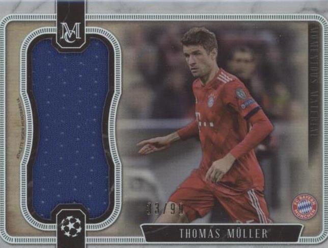 2018-19 Topps Museum Collection UCL - Momentous Material Jumbo Relics ...