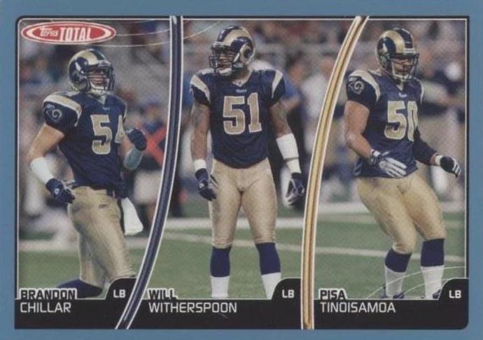 2007 Topps Total - Pisa Tinoisamoa, Brandon Chillar, Will Witherspoon ...