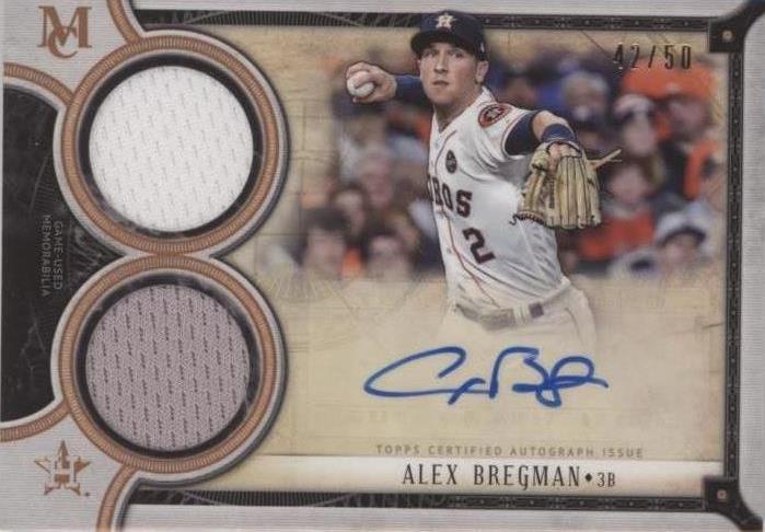 2018 Topps Museum Collection - Signature Swatches Dual Relic Autographs ...