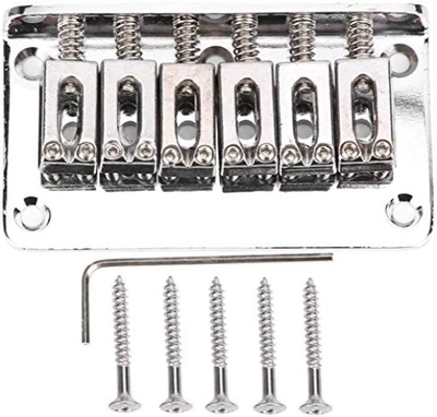 6-Strings Fixed Bridge Electric Guitar Hardtail Saddle Bridge