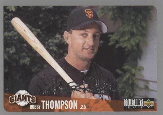 1996 Upper Deck Collector's Choice - Robby Thompson #308 Silver Foil ...