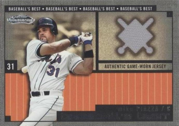 2002 Fleer Showcase - Baseball's Best Mike Piazza Memorabilia (MEM) for ...