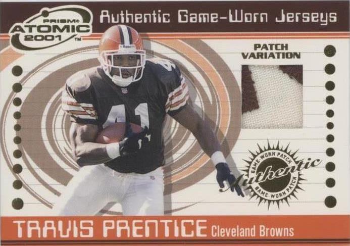 2001 Pacific Prism Atomic - Authentic Game-Worn Jerseys Patch #118 ...