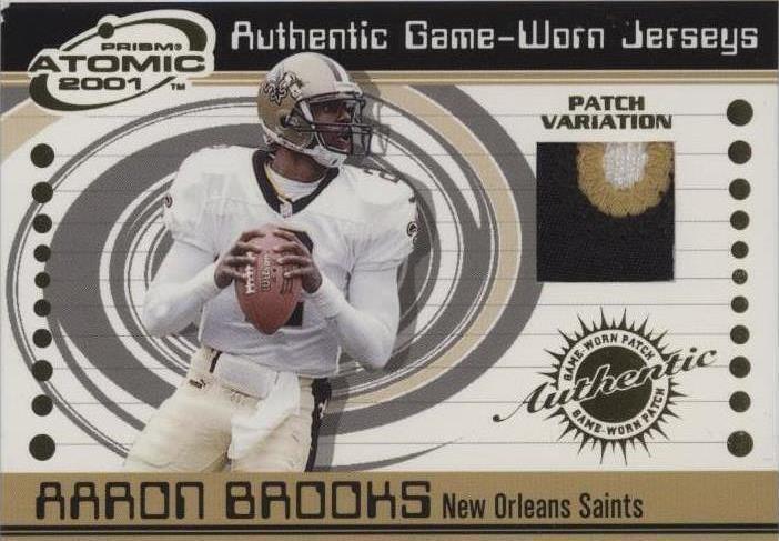2001 Pacific Prism Atomic - Authentic Game-Worn Jerseys Aaron Brooks ...