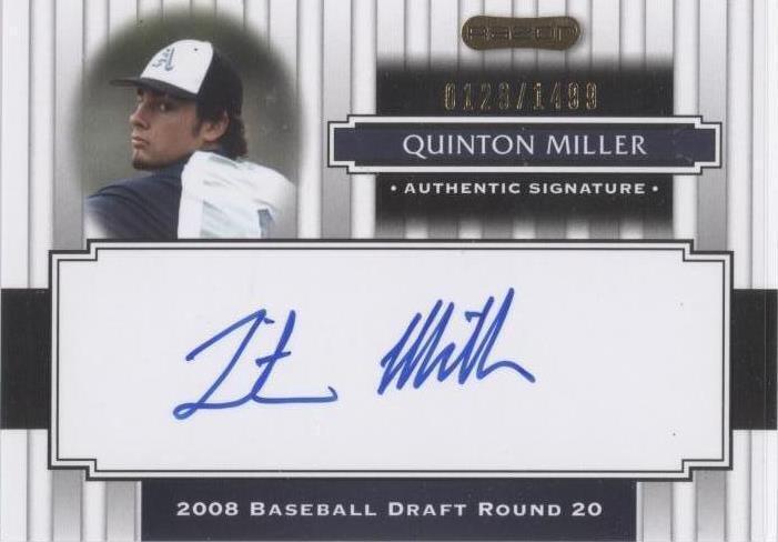 2008 Razor Signature Series - Quinton Miller #183 /1499 (AU, RC) for ...