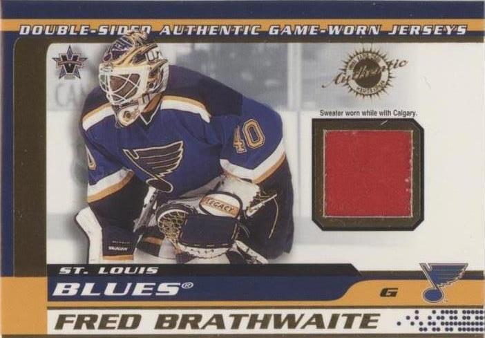 2001-02 Pacific Vanguard - Double-Sided Authentic Game-Used Memorabilia ...