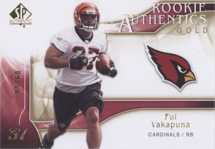 2009 SP Authentic - Rookie Authentics Gold #224 Fui Vakapuna /50 (RC ...