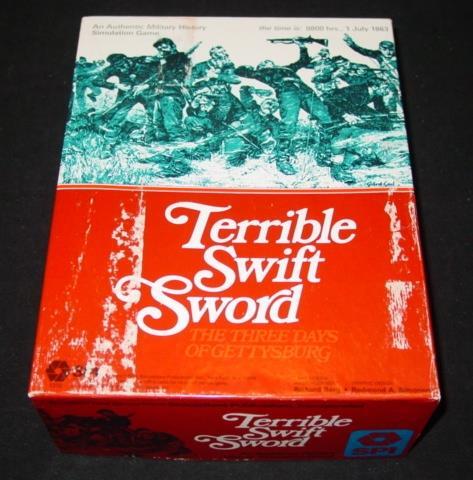 Terrible Swift Sword: Battle of Gettysburg Game (1976) Board Game ...