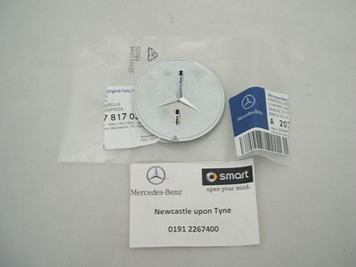 NEW Genuine Mercedes-Benz Blue Emblem Flat Bonnet Badge A2078170316 | eBay