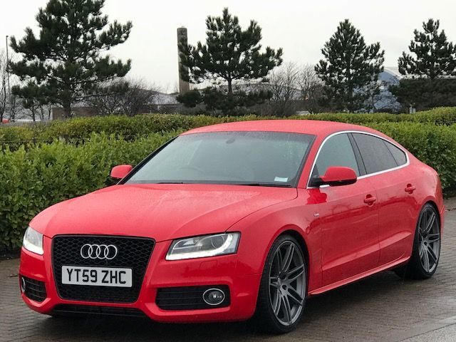 AUDI A5 2.0 SPORTBACK TDI S LINE 5d 168 BHP (red) 2009 | in Hartlepool ...