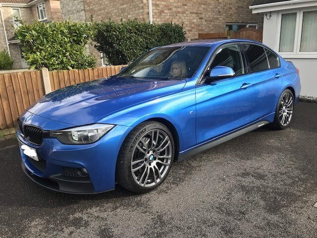 BMW 330D M-Sport Auto F30 Auto in Estoril Blue, FSH, In Exceptional ...