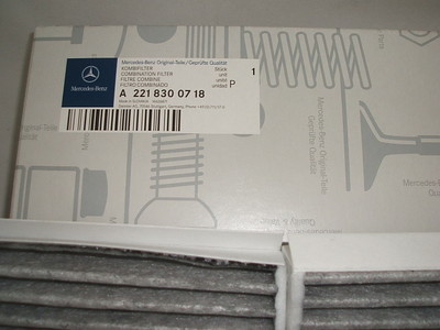 NEW Genuine Mercedes-Benz W221 S-Class Pollen / Combination Filter ...