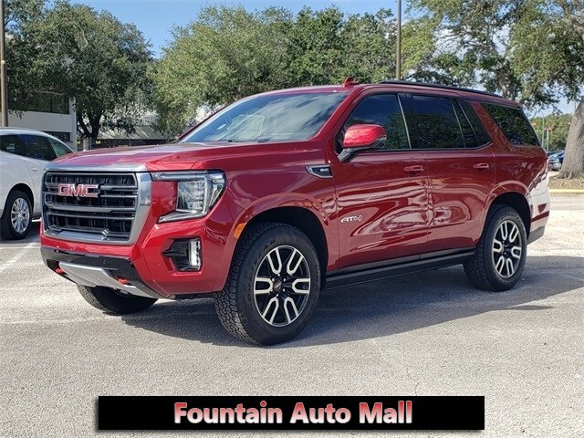 2021 Gmc Yukon At4 2 Miles Cayenne Red Tintcoat 4d Sport Utility ...