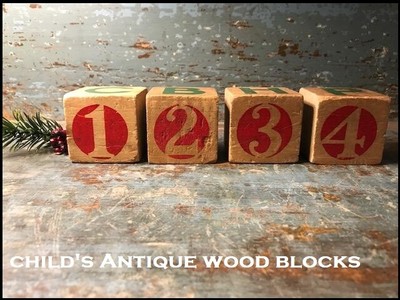 Primitives - Wood Blocks Christmas