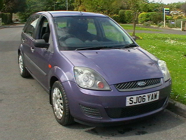06 REG FORD FIESTA 1.25 STYLE 5 DOOR HATCHBACK IN METALLIC PURPLE HPI ...