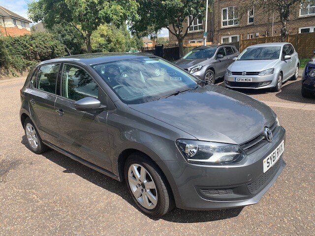 2011 Grey VW Polo 5 doors 1 yr MOT Full history Manual, 39,6000 miles ...