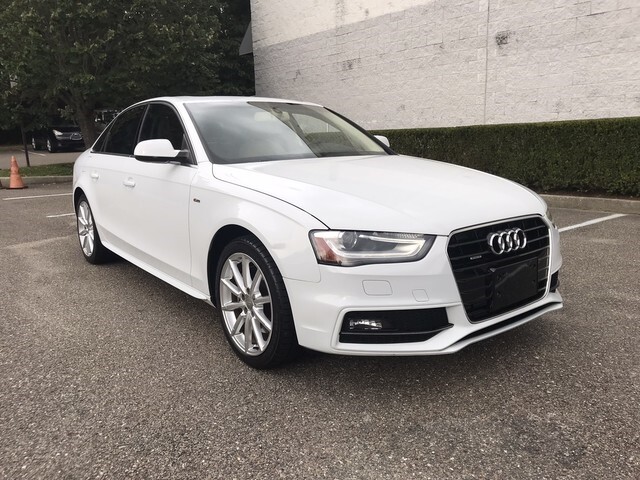 2015 Audi A4 Premium Plus Ibis White Sedan 2.0l 4-cyl Engine Automatic ...