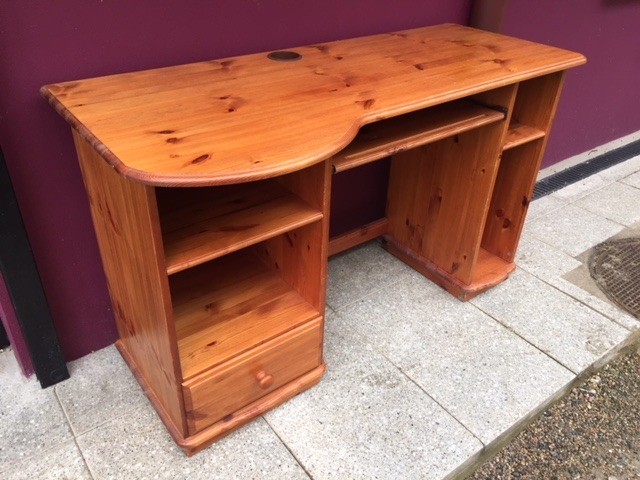 Solid pine computer desk | in Cookstown, County Tyrone | Gumtree