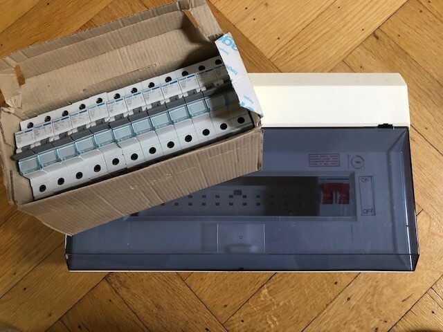 Hager Fuse Box with Fuses | in Enfield, London | Gumtree