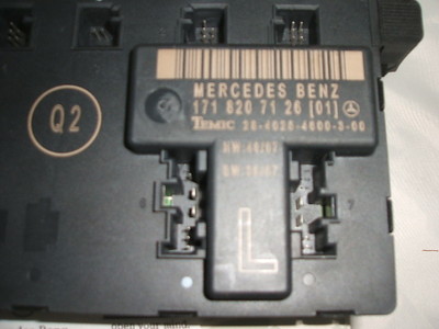 NEW Genuine Mercedes-Benz R171 SLK Left Door Control Module/Unit ...