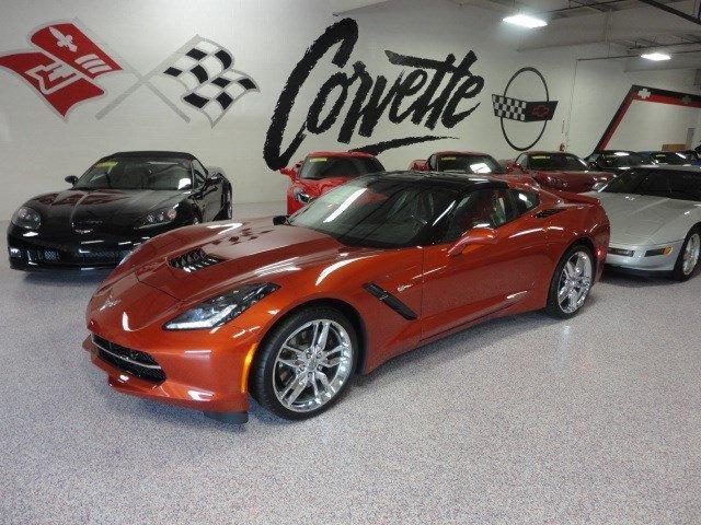 2015 Orange Corvette Stingray Z51 For Sale | Saint Marys, Ohio | Dealer