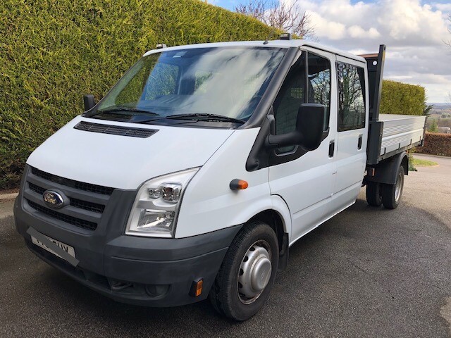 Ford Transit 115 T350L D/C RWD (Euro04) Double Crew Cab Dropside Tipper ...