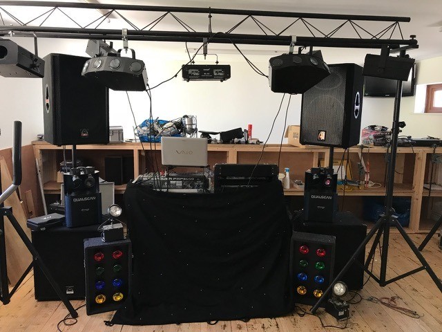 Full Professional DJ and Disco Equipment Set Up (Including Lights and ...