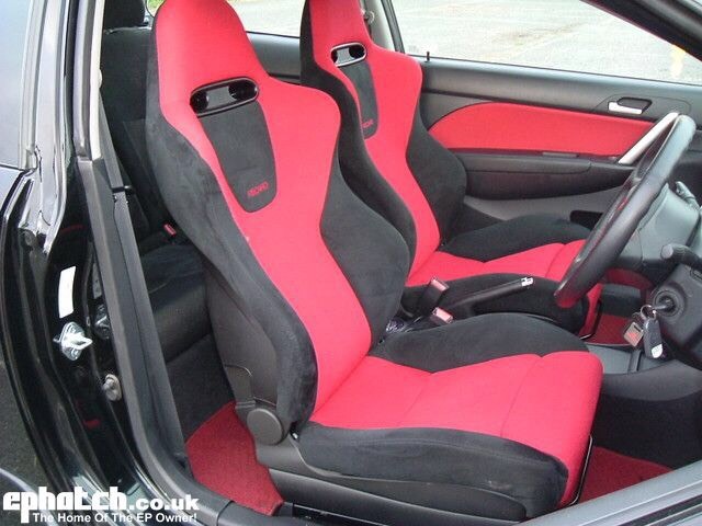 Ep3 type r premier edition seats and rails (dc2 dc5 civic vtec vti ...