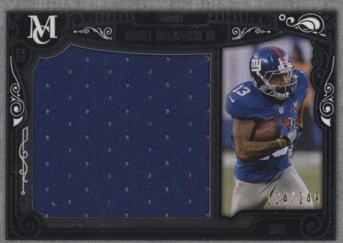 2015 Topps Museum Collection - Museum Jumbo Relics Odell Beckham Jr. # ...