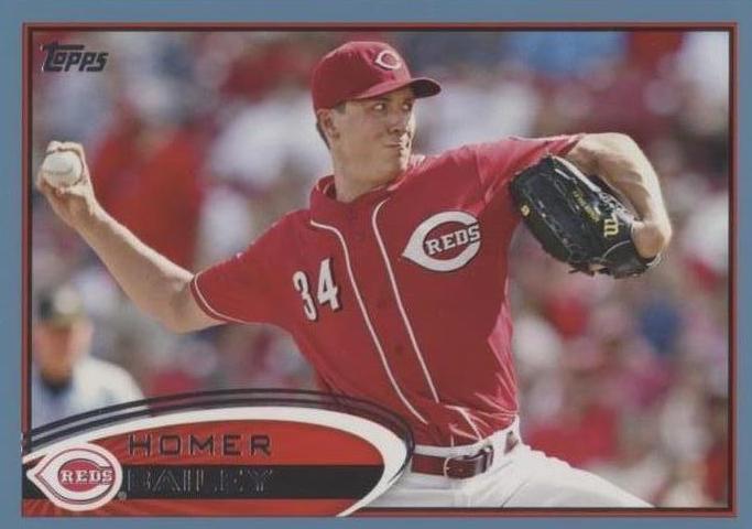 2012 Topps - Homer Bailey #659 Blue Border for sale online | eBay