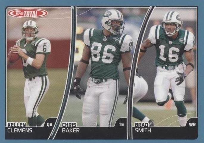 2007 Topps Total - Kellen Clemens, Brad Smith, Chris Baker #239 Blue ...