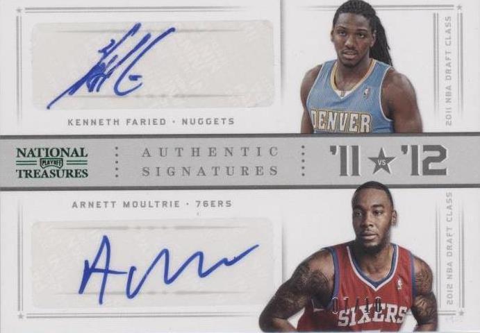 2012-13 Panini National Treasures - '11 vs '12 Signatures Emerald #60 ...