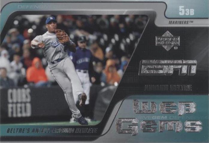 2005 Upper Deck ESPN - Web Gems Adrian Beltre #WG-1 for sale online | eBay