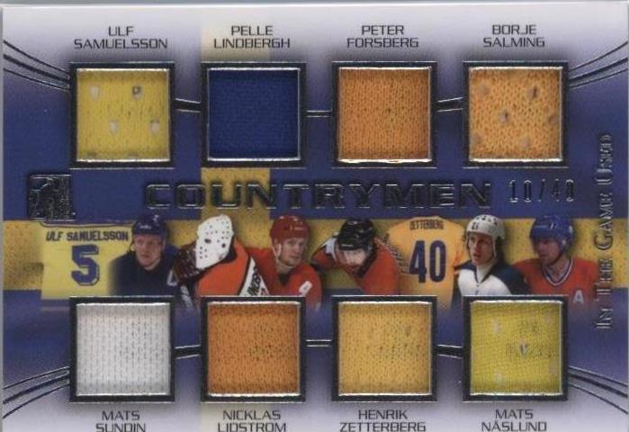 2016-17 Leaf In the Game Used - Countrymen Silver #C-05 Nicklas ...