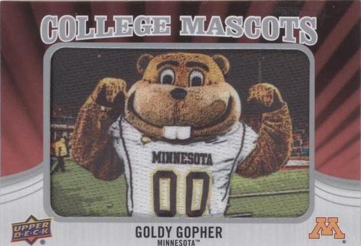2012 Upper Deck - College Mascots Manufactured Patch #CM-27 Goldy ...