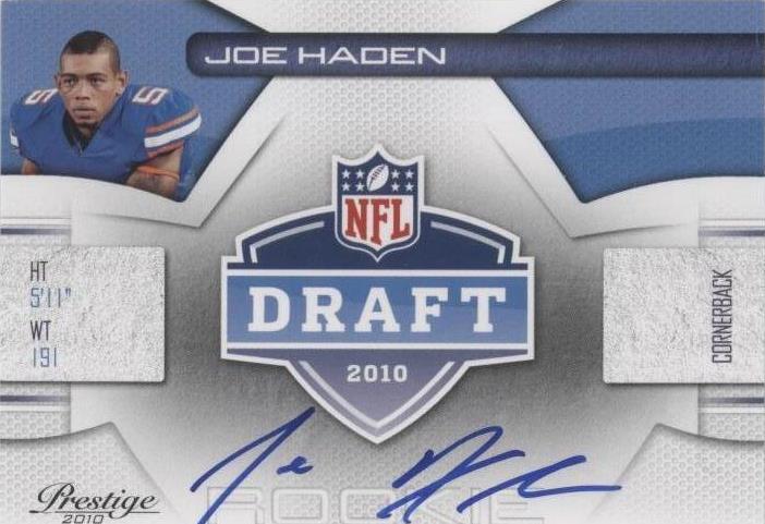 2010 Playoff Prestige - NFL Draft Class Autographs #5 Joe Haden (AU, RC ...