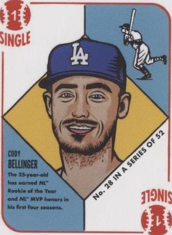 2021 1951 Topps by Blake Jamieson - Cody Bellinger #28 Red Back for ...